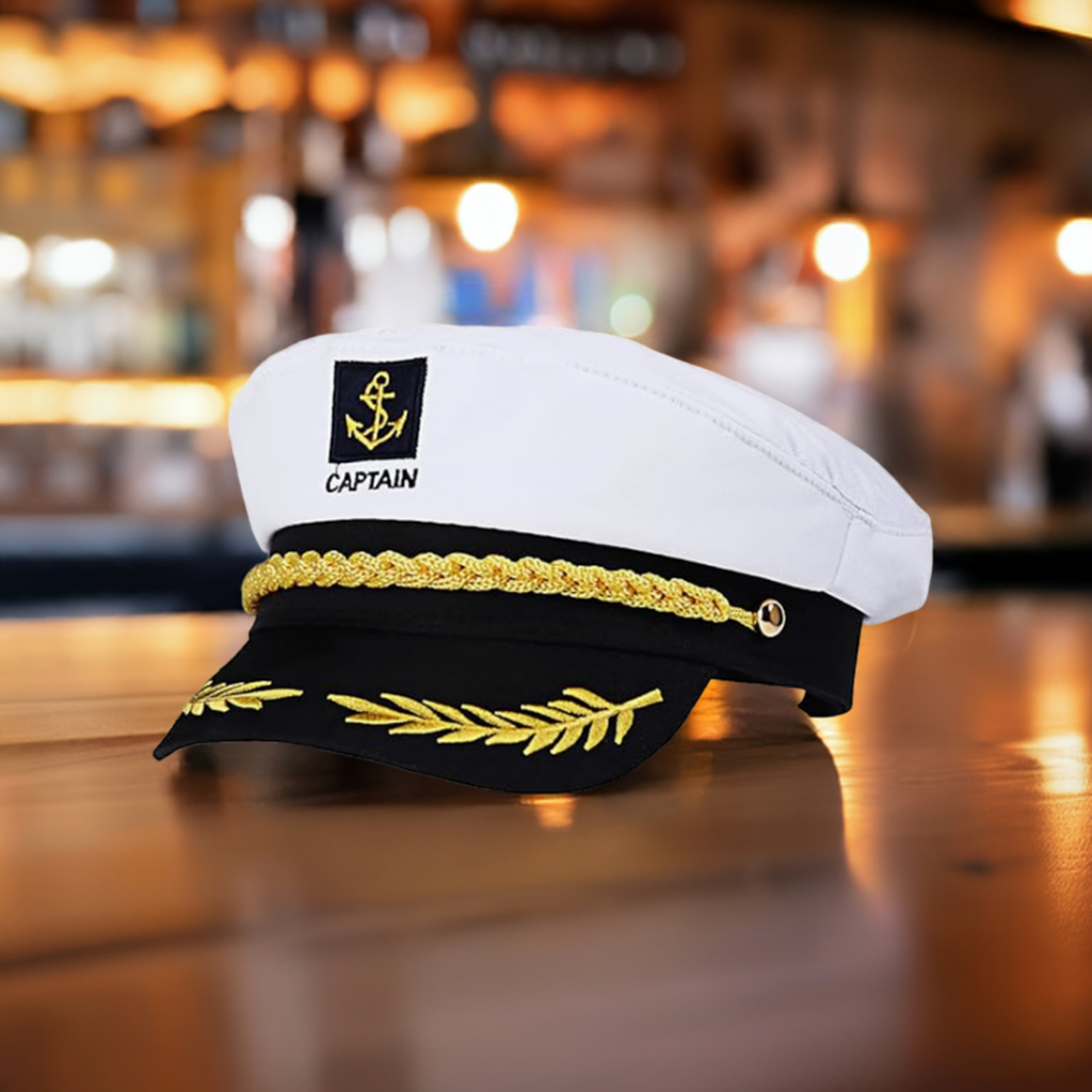 Merchant Navy White Captain Costume Hat Cap for Mariners – MARINERSKART