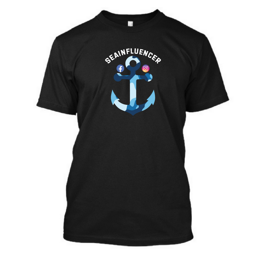 Sea Influencer - Men's Half Sleeve Round Neck T-shirt – MARINERSKART
