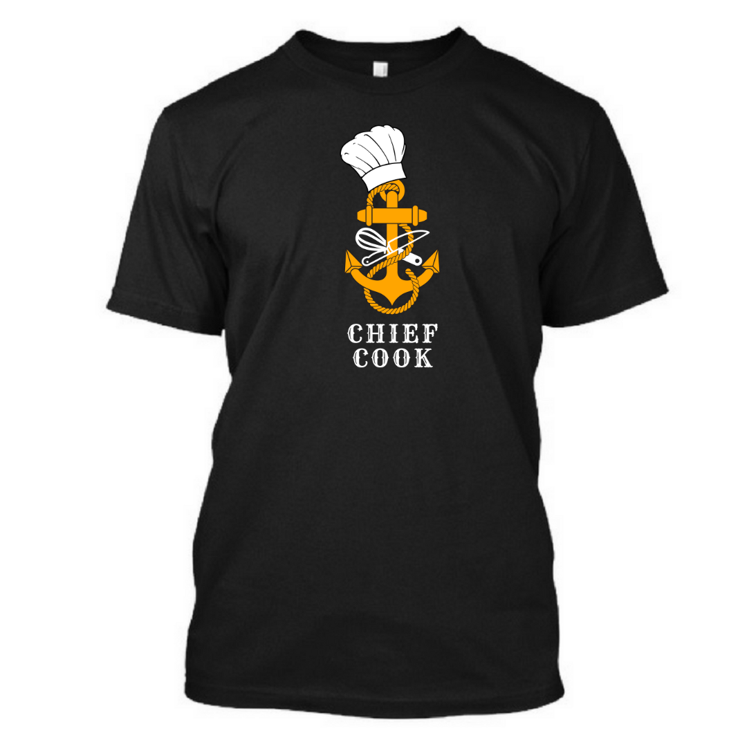 Chief Cook Logo - Men's Half Sleeve Round Neck T-Shirt – MARINERSKART