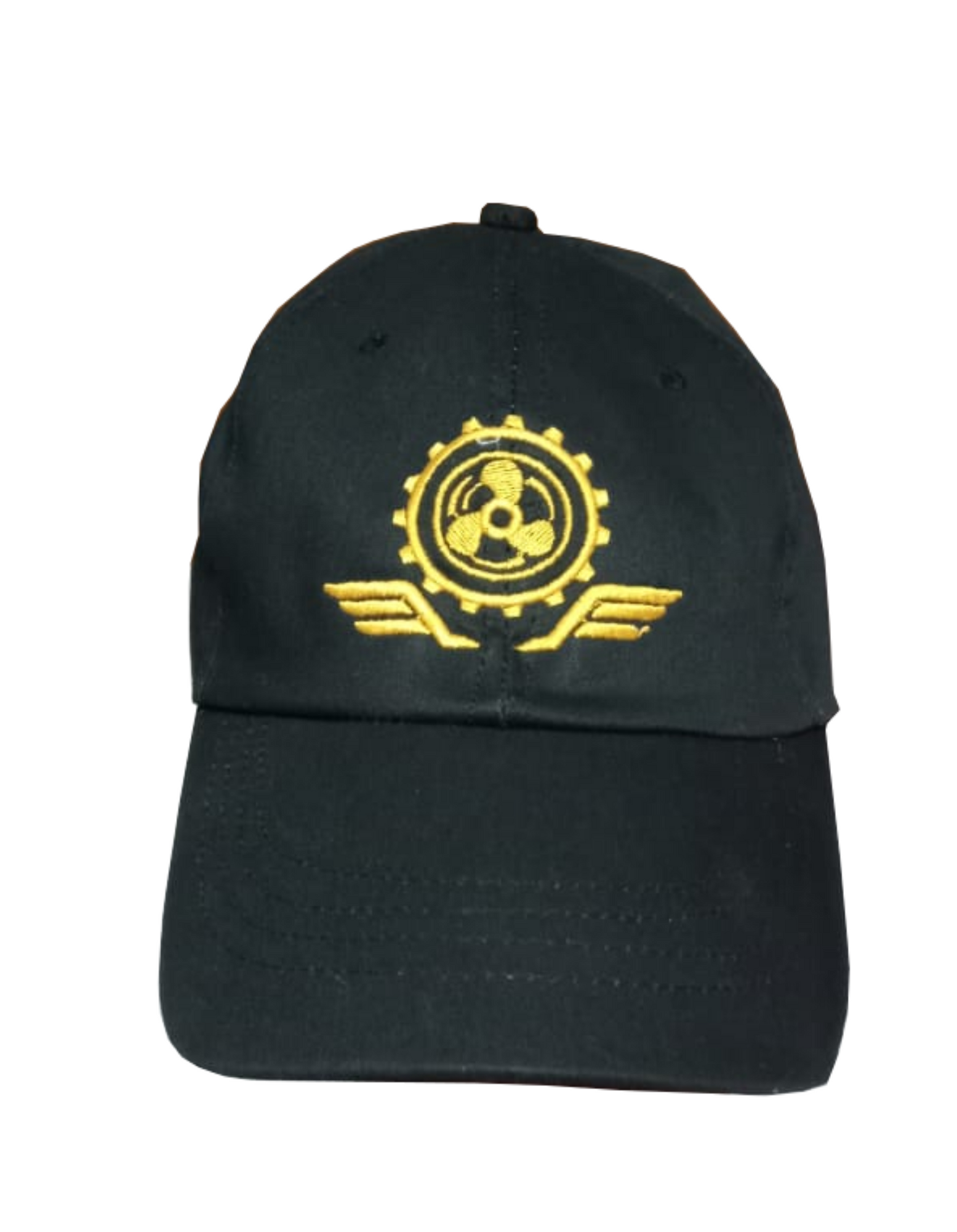 Marine Engineers Logo Embroidered Black Adult Unisex Cap - Premium Qua ...